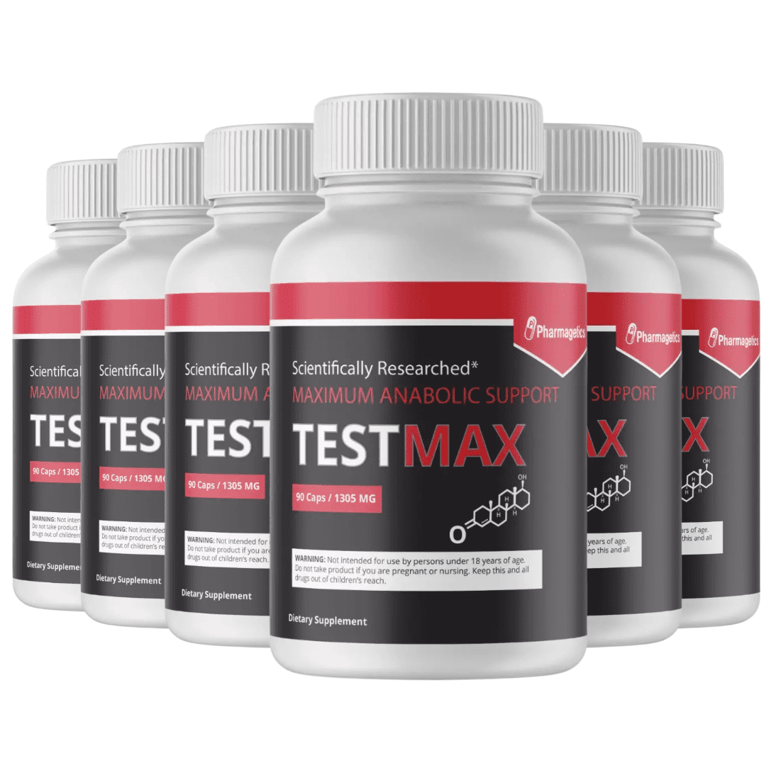 TestMax - Extreme Anabolic Activator - Testosterone Booster - 6 Bottles ...