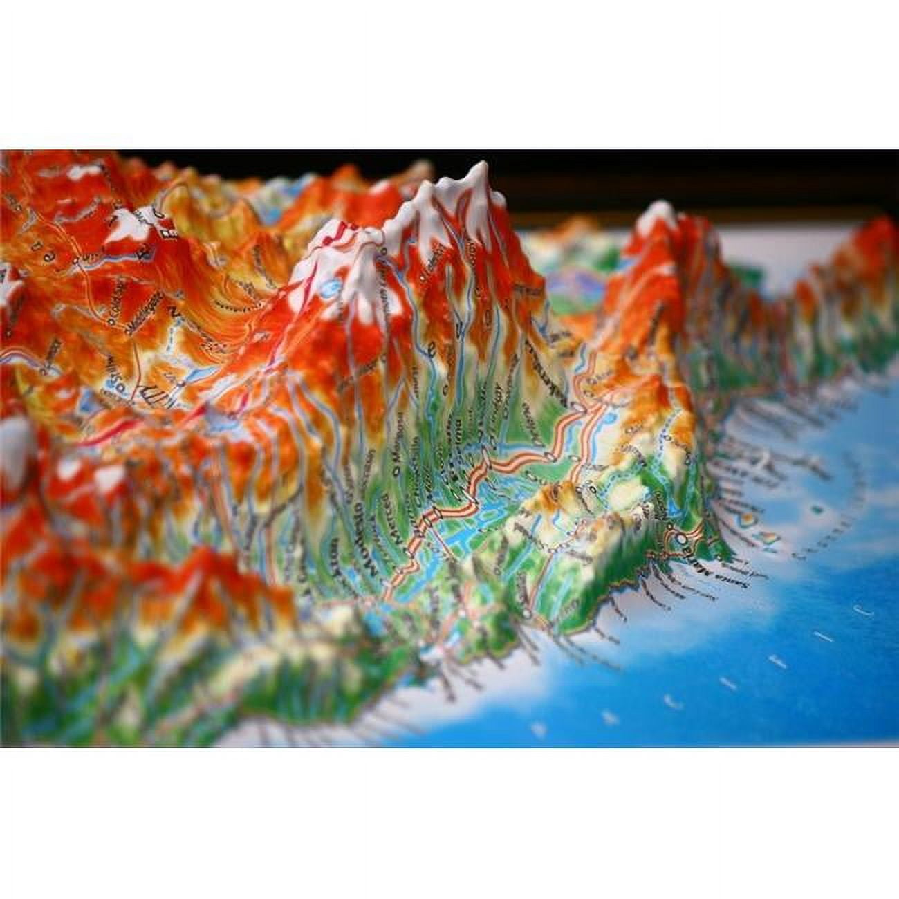 TestPlay 9 x 12 in. California Raised Relief Map, Unframed - Gift Size ...