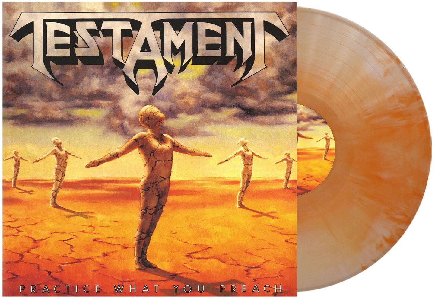 Testament - Practice What You Preach - Orange Bone Swirl - Music ...