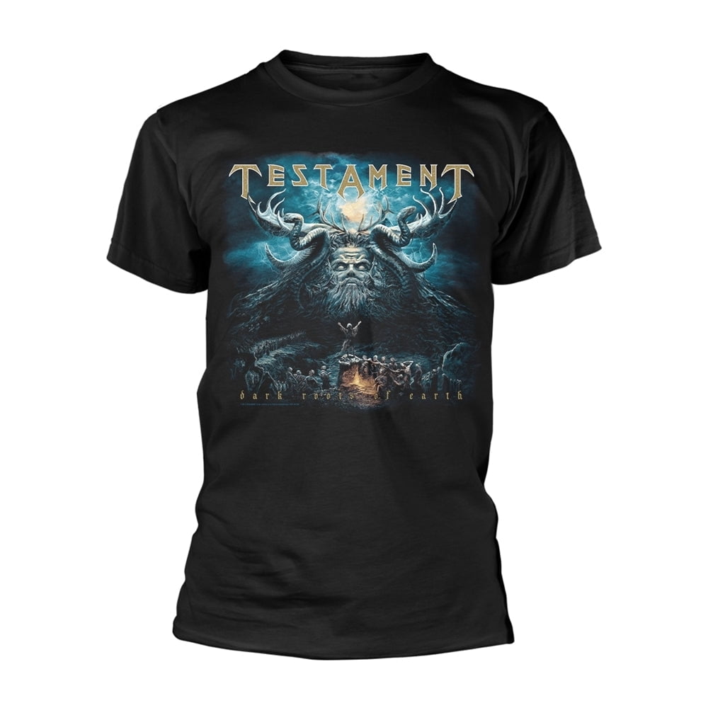 Testament T Shirt Dark Roots Of Earth Band Logo new Official Mens Black ...