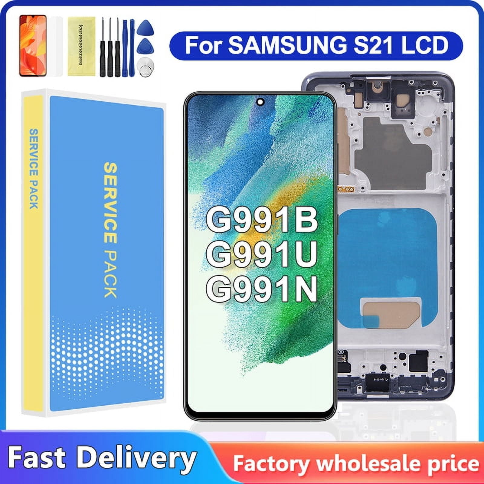 Tested S21 For Samsung For S21 5G G991 G991B G991W G991U LCD Display ...