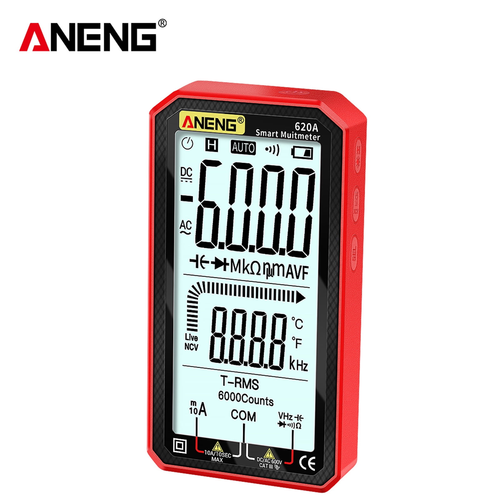Tester,Continuity Temperature Diode Display Tester With 4.7-inch Lcd ...