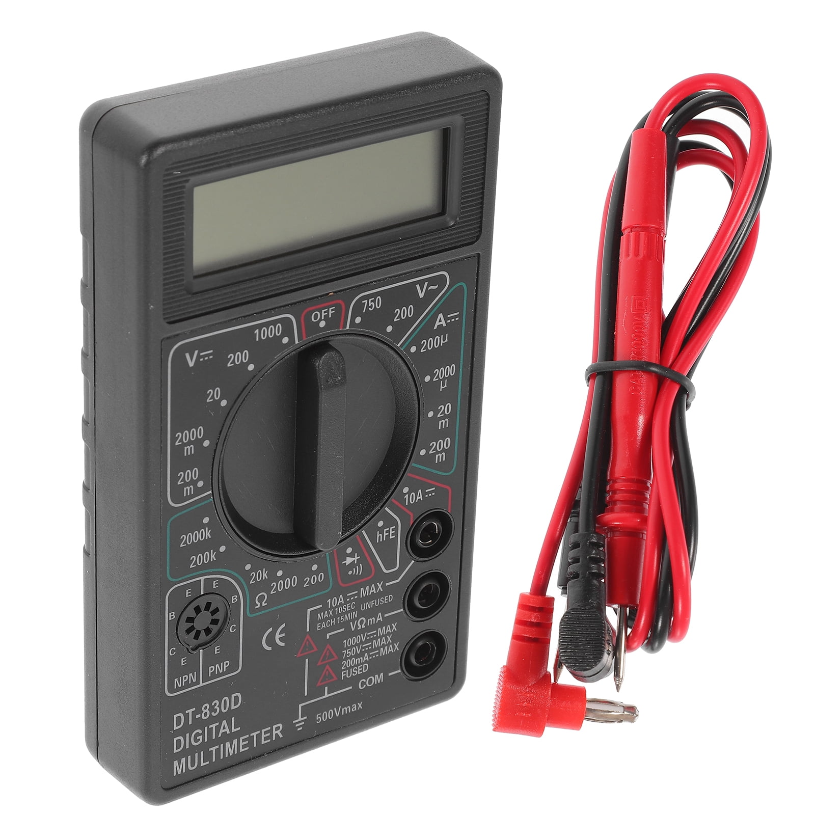Tester Electric Voltage Meter Flashlight Rechargeable Black - Walmart.com
