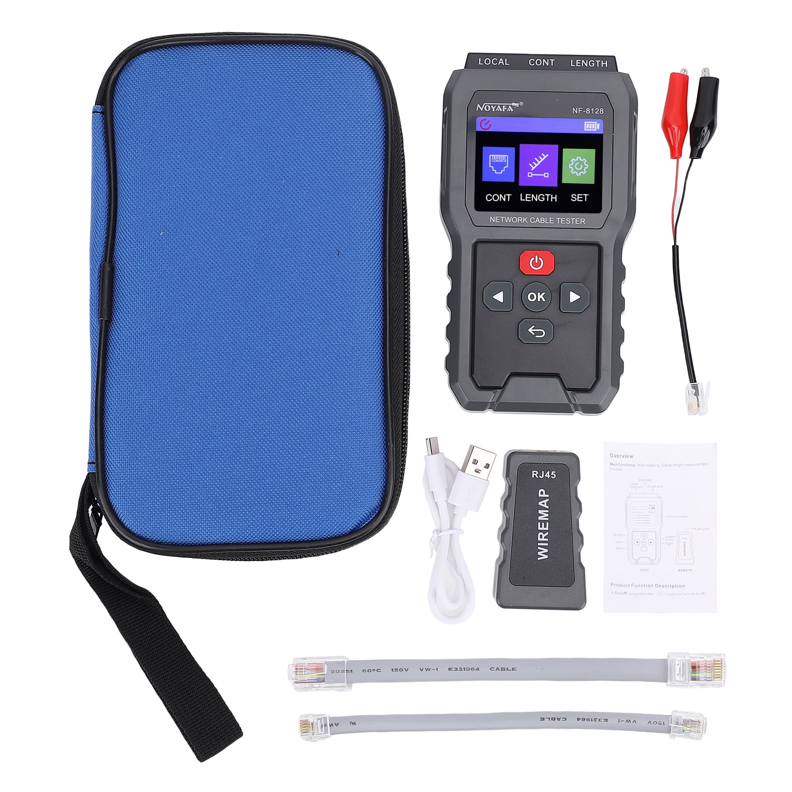 Tester Network Cable Tester, Ethernet Cable Tester For CAT5 CAT6, Wire ...