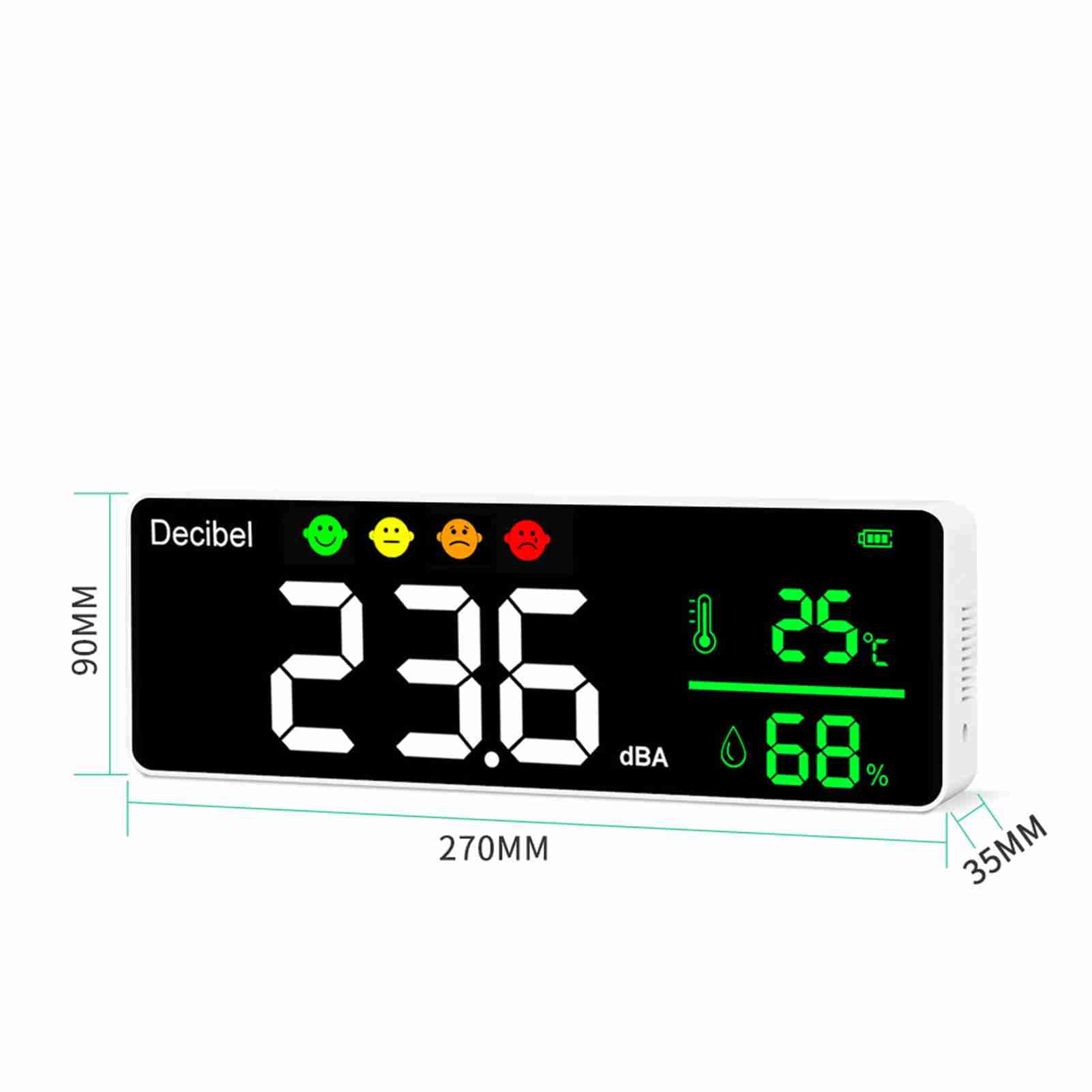Tester Noise Measuring Instrument Digital Decibel Sound Meter ...