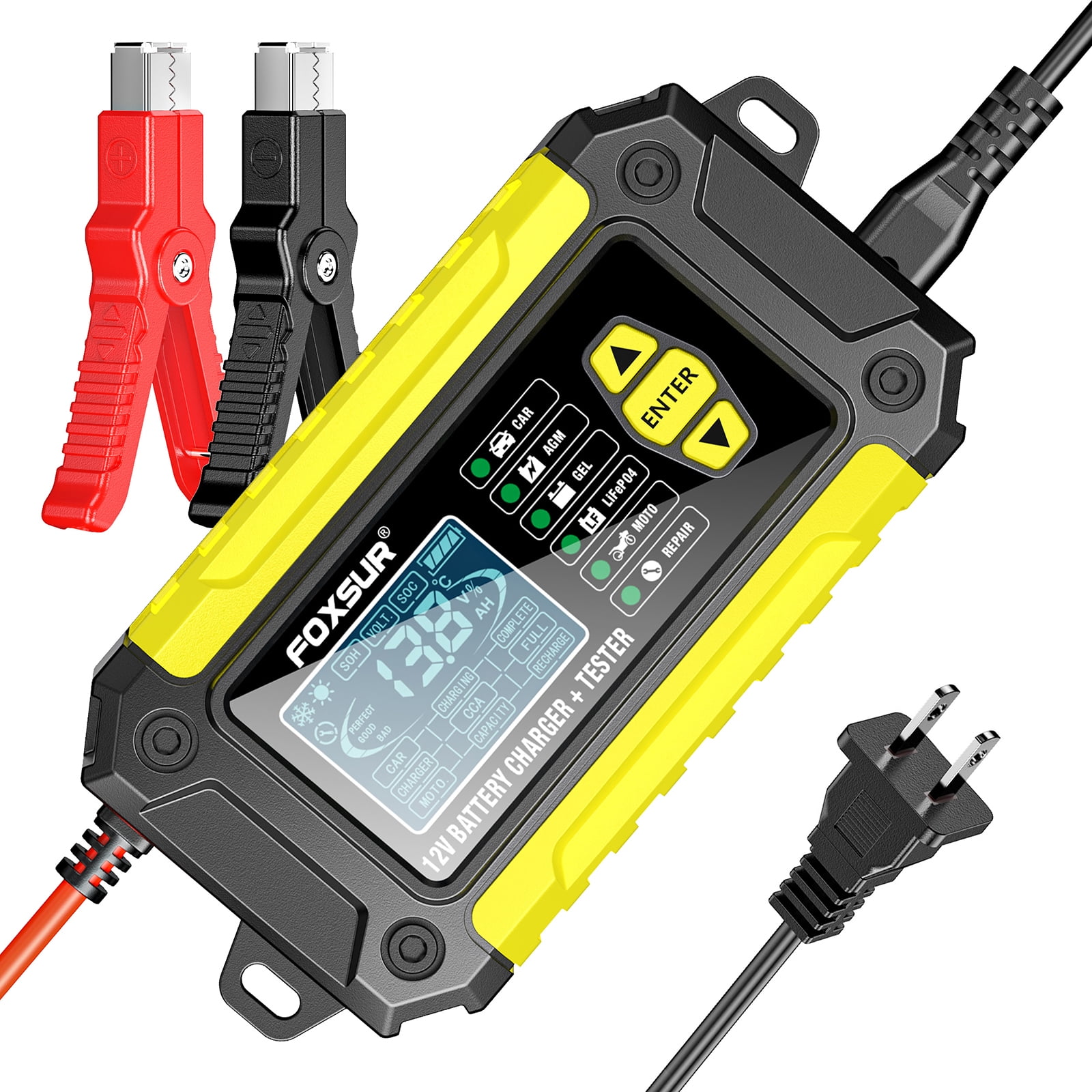 Tester,6-amp Battery Tester 12v Tester Car Bortt 6a Car 6a Car Battery ...