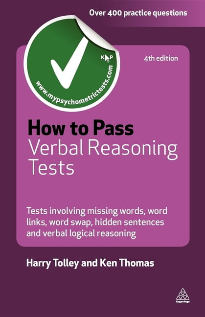 Testing How to Pass Verbal Reasoning Tests: Tests Involving Missing ...