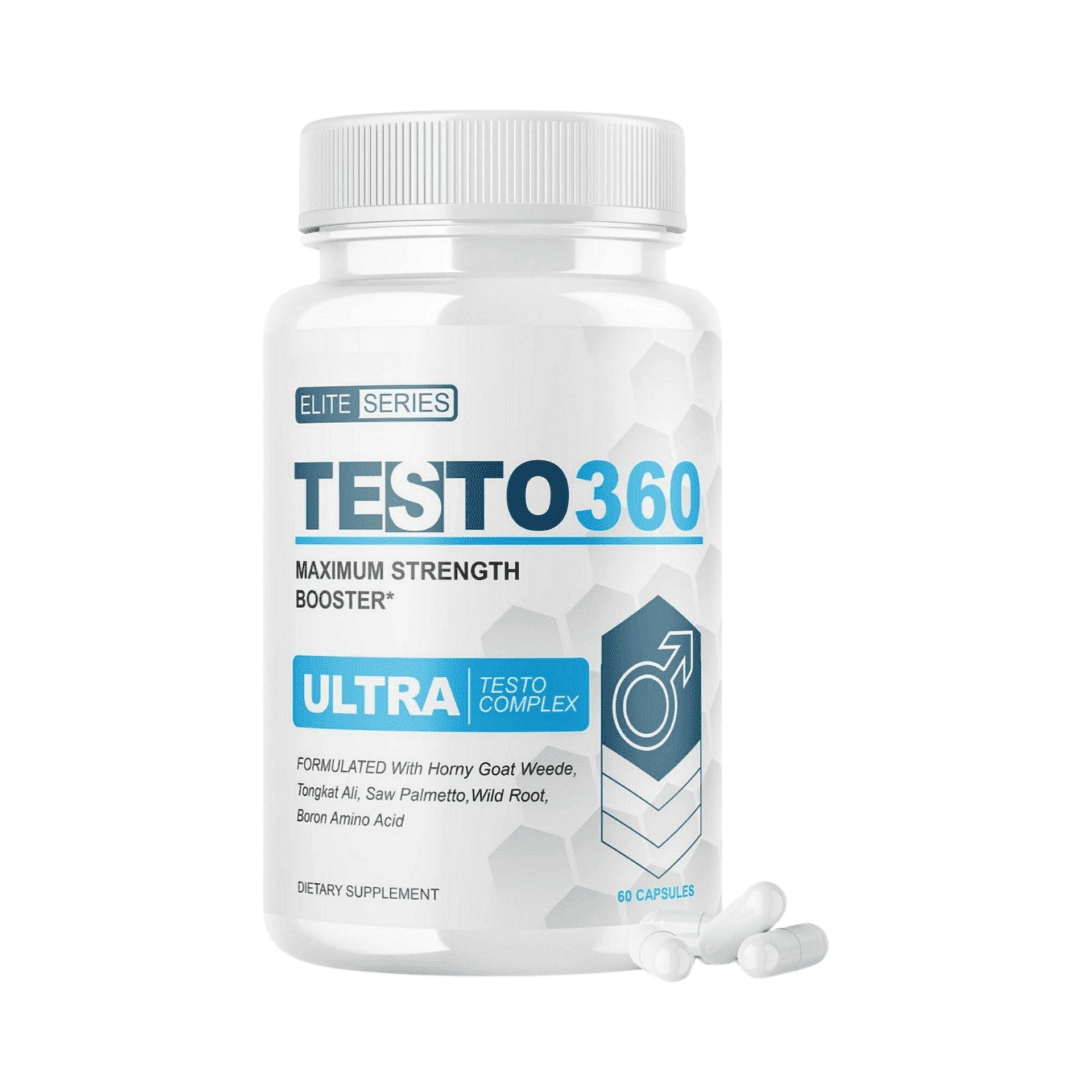Testo 360 Pills Supplement Advanced Formula Testo 60 Capsules - Walmart.com