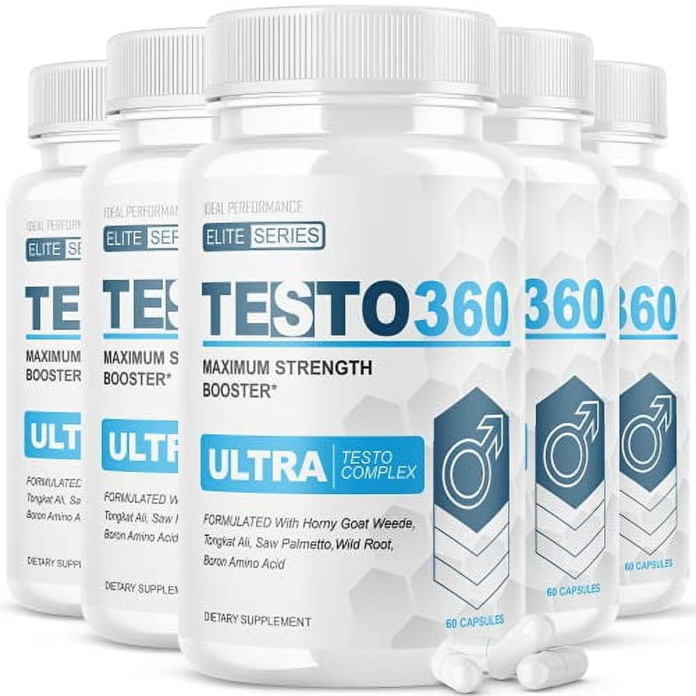 Testo 360 Ultra Pene Testo Complex para Hombres Elite Series pastillas ...