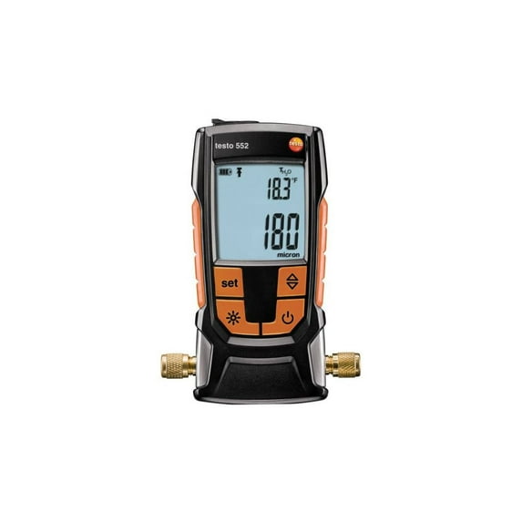Testo 552 I Digital Vacuum Gauge I Micron Gauge with Bluetooth Support ...