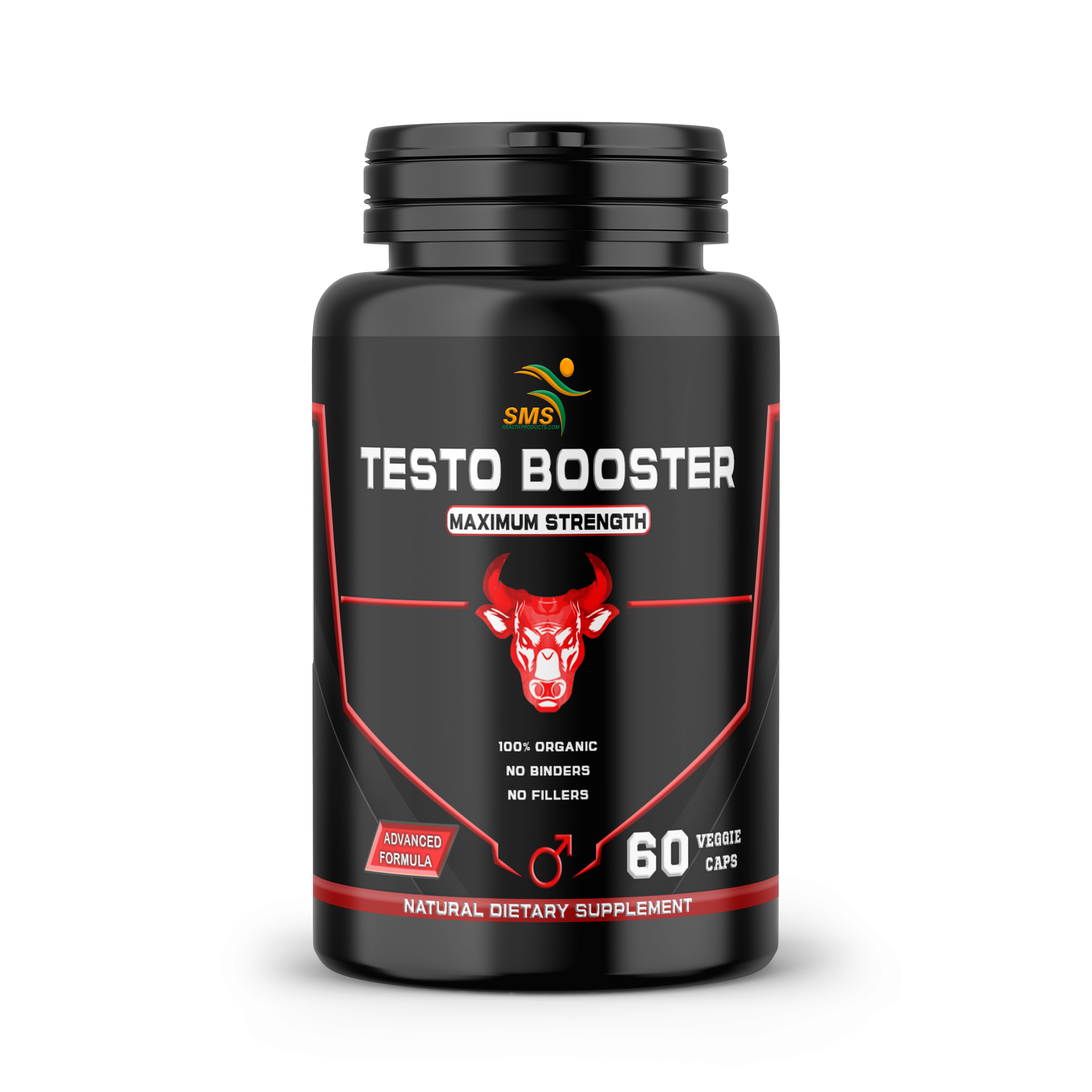 Testo Booster Dietary Supplement - Supports Men's Health & Vitality ...