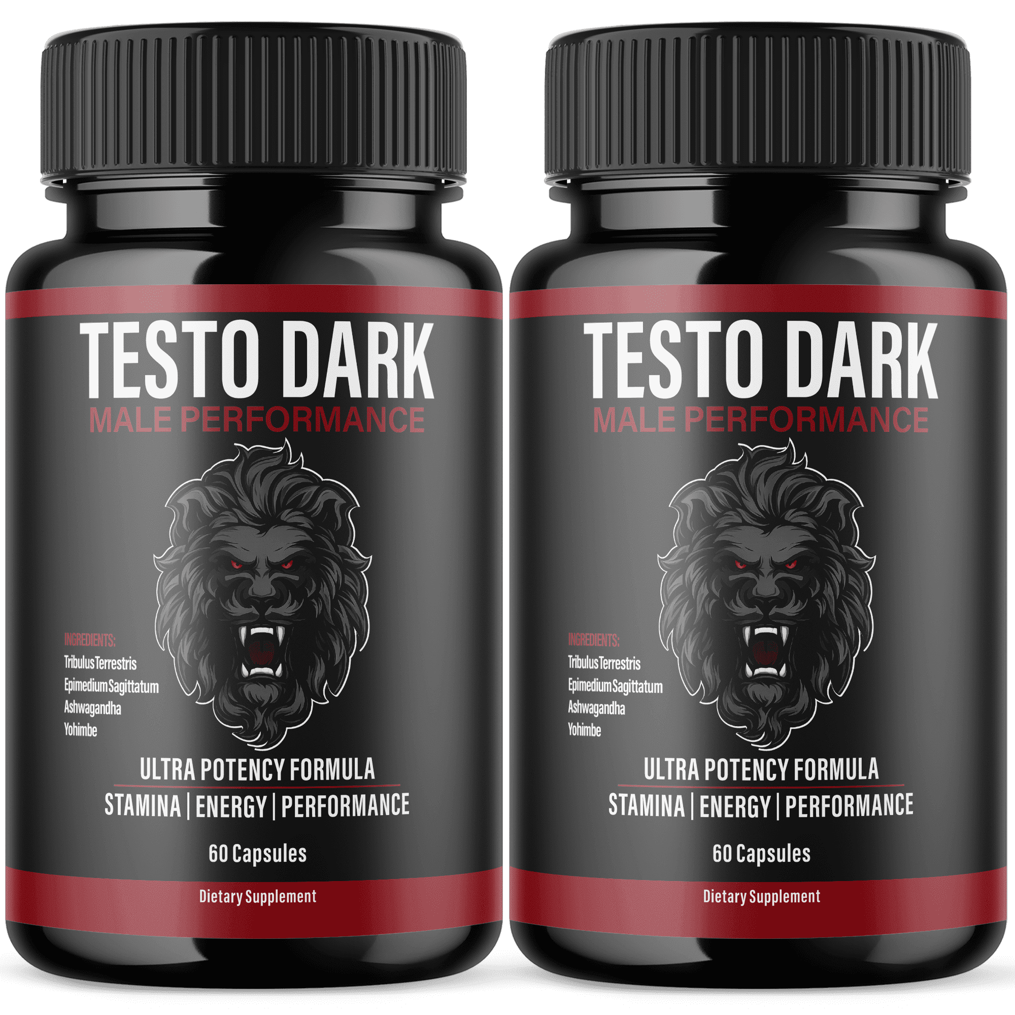 Testo Dark Advanced Formula Pills All Natural Vitamin Supplement ...