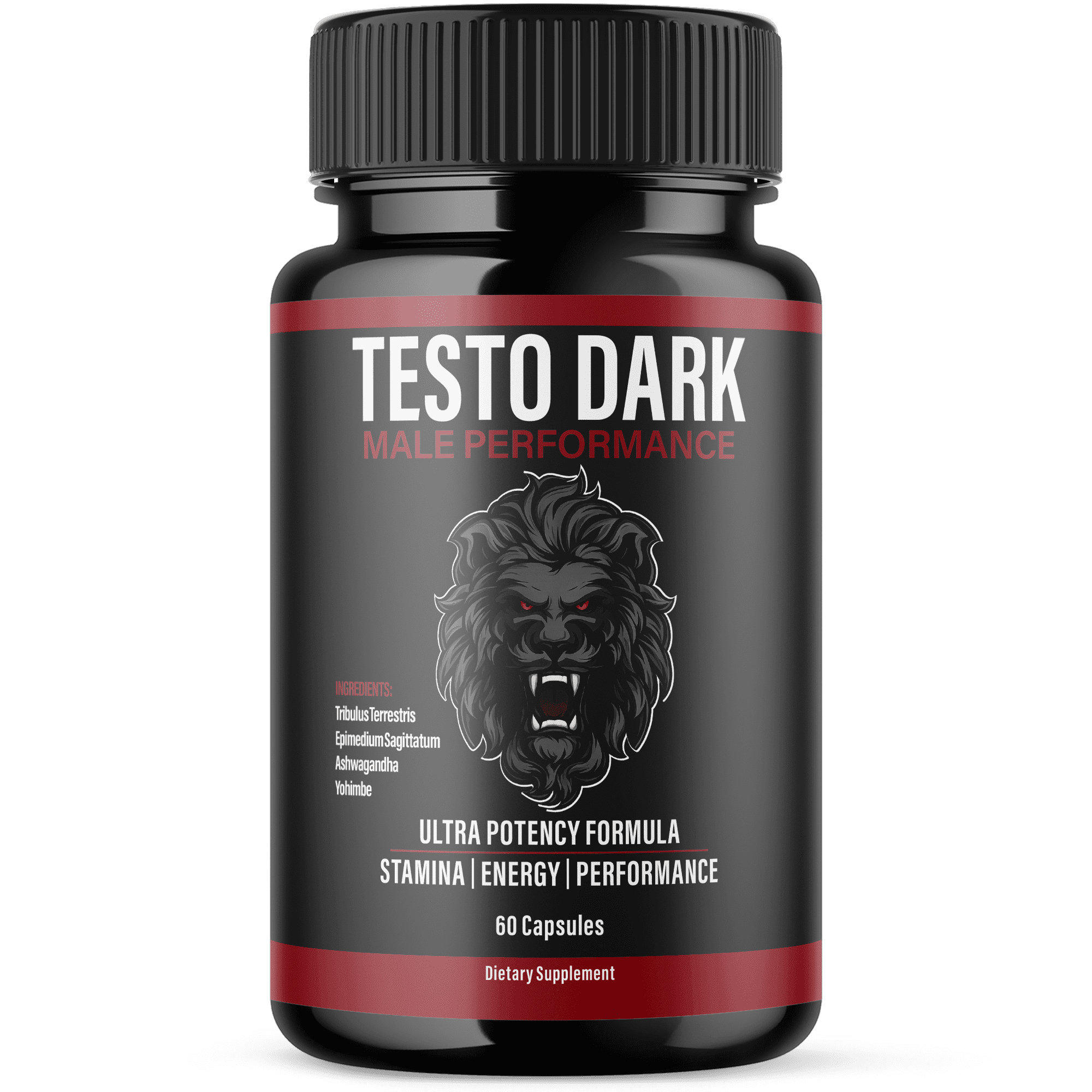Testo Dark Advanced Formula Pills All Natural Vitamin Supplement ...