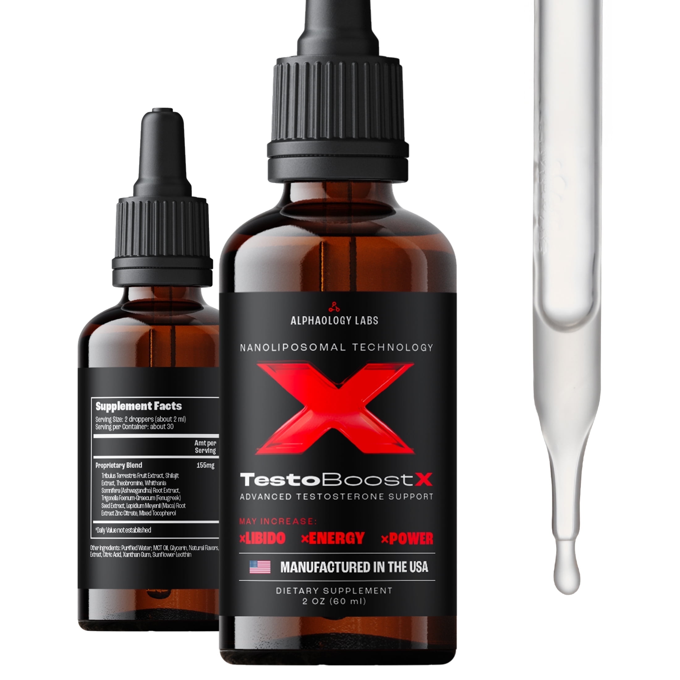 TestoBoostX Testosterone Support Complex - Natural Energy, Vitality ...