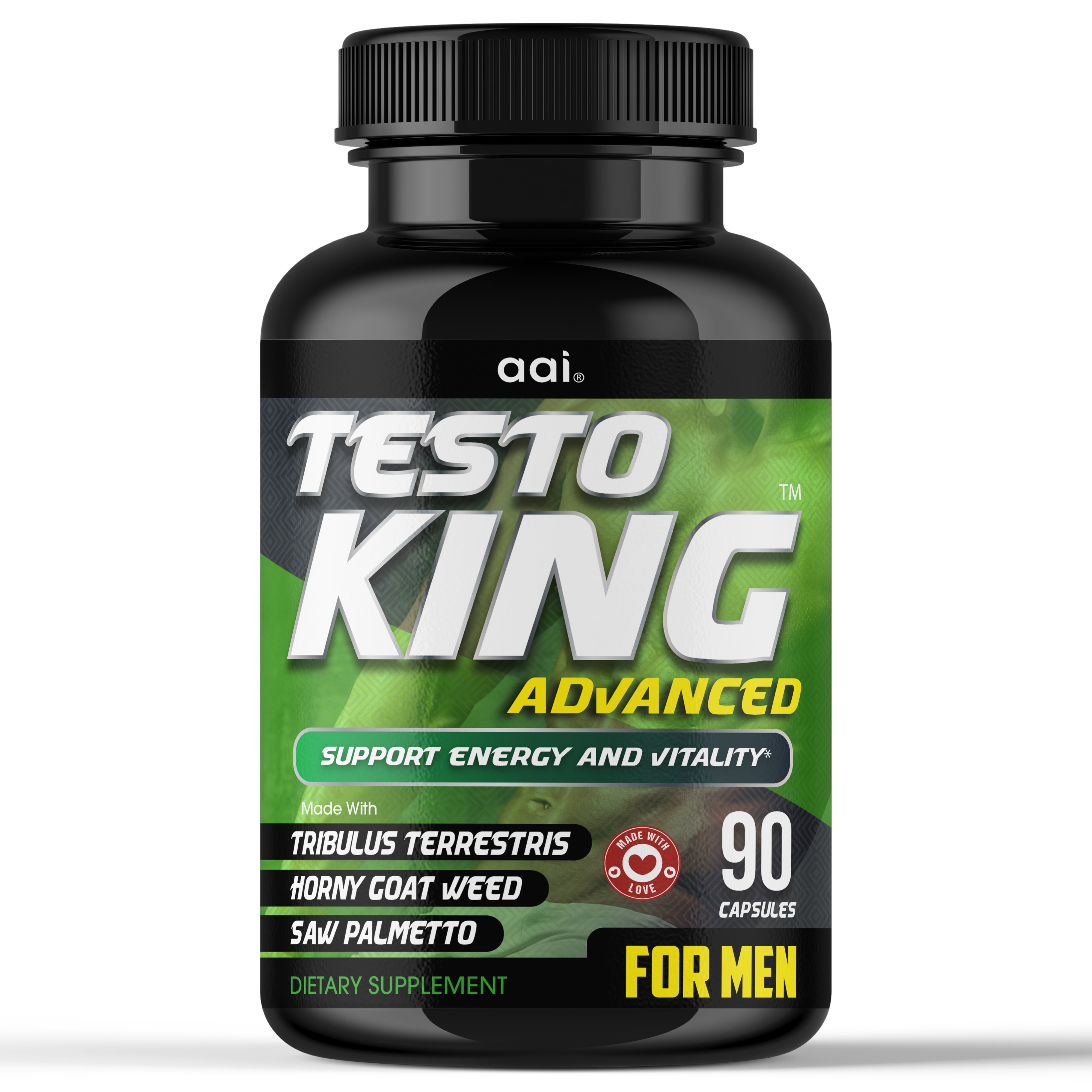 TestoKing Adv Natural Testosterone Supplement with Tongkat Ali, Maca ...