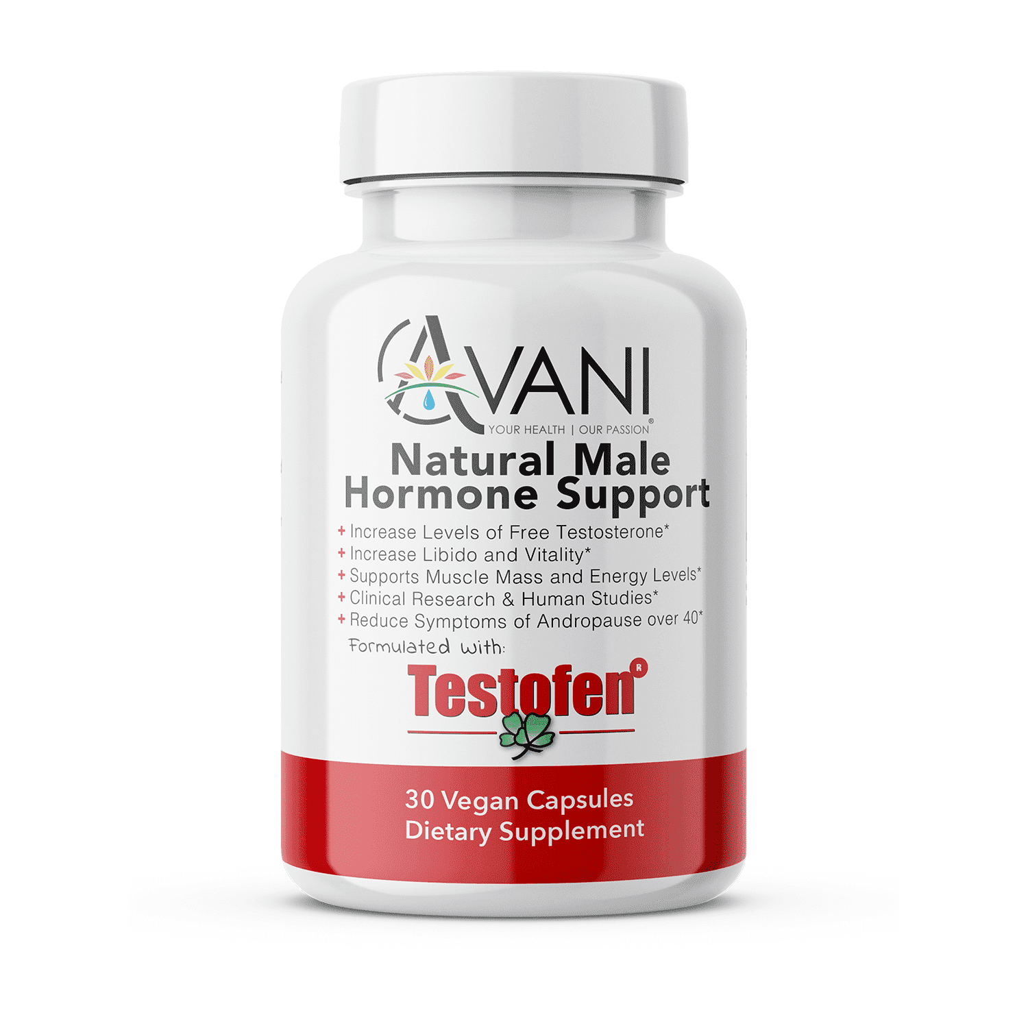 Avani Health Testofen Male Hormone Support - Natural Testosterone ...