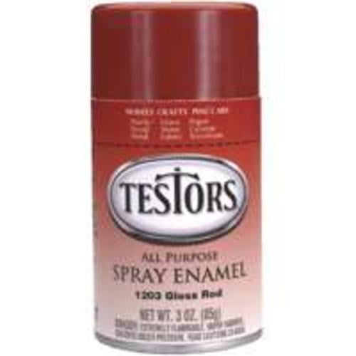 Testor 1203 Hobby & Model Spray Enamel Paint, 3 Oz, Red, Each - Walmart.com