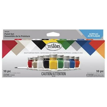Testors All-Purpose Gloss Enamel Paint Set, 8-Colors - Walmart.com