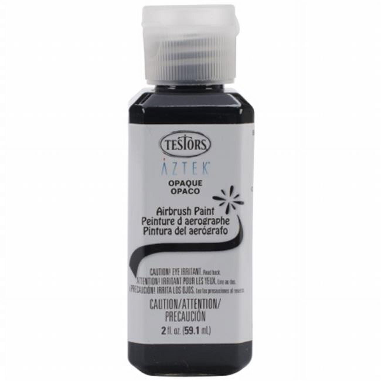 Testor Corp. Aztek Airbrush Paint, Opaque Black Acrylic, 2 oz ...