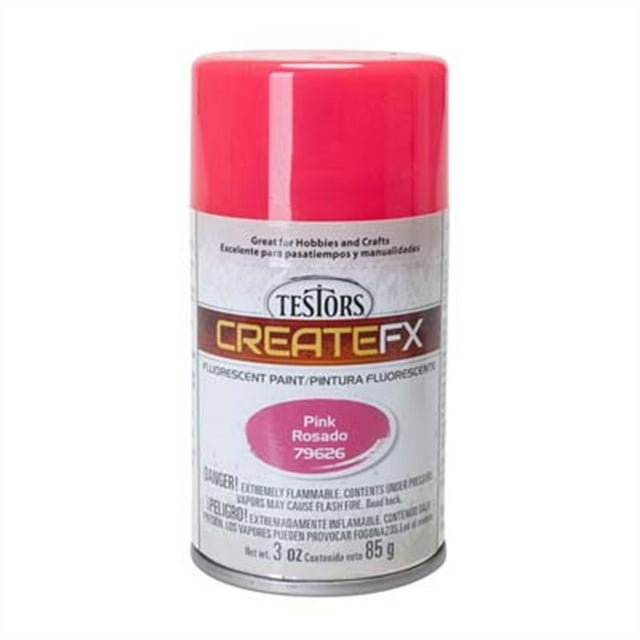Testor Corp. FX Fluorescent Pink Spray 3oz TES79626 Plastics Paint ...