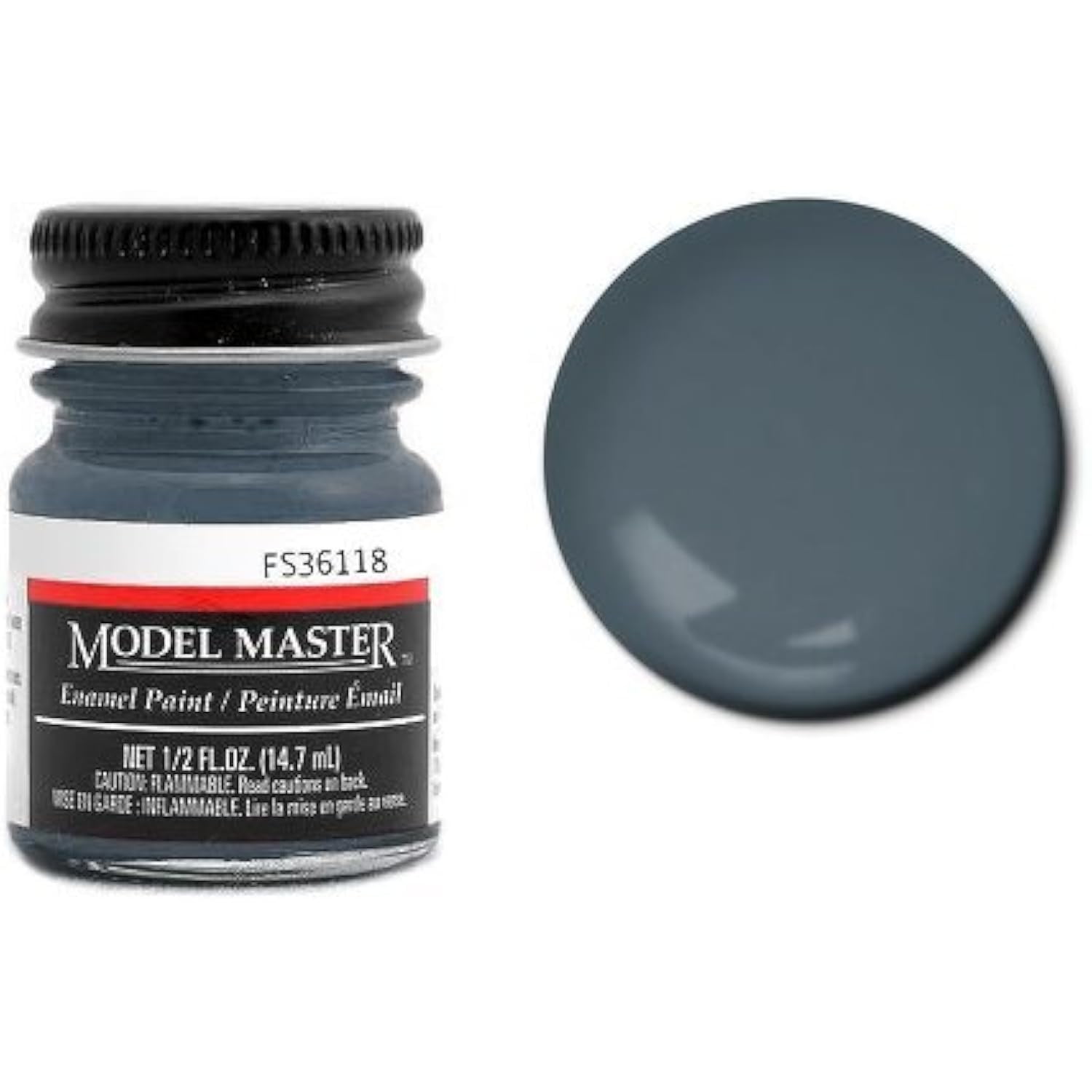 Testor Corp. Gunship Gray Enamel Paint .5 oz bottle FS36118 - Walmart.com