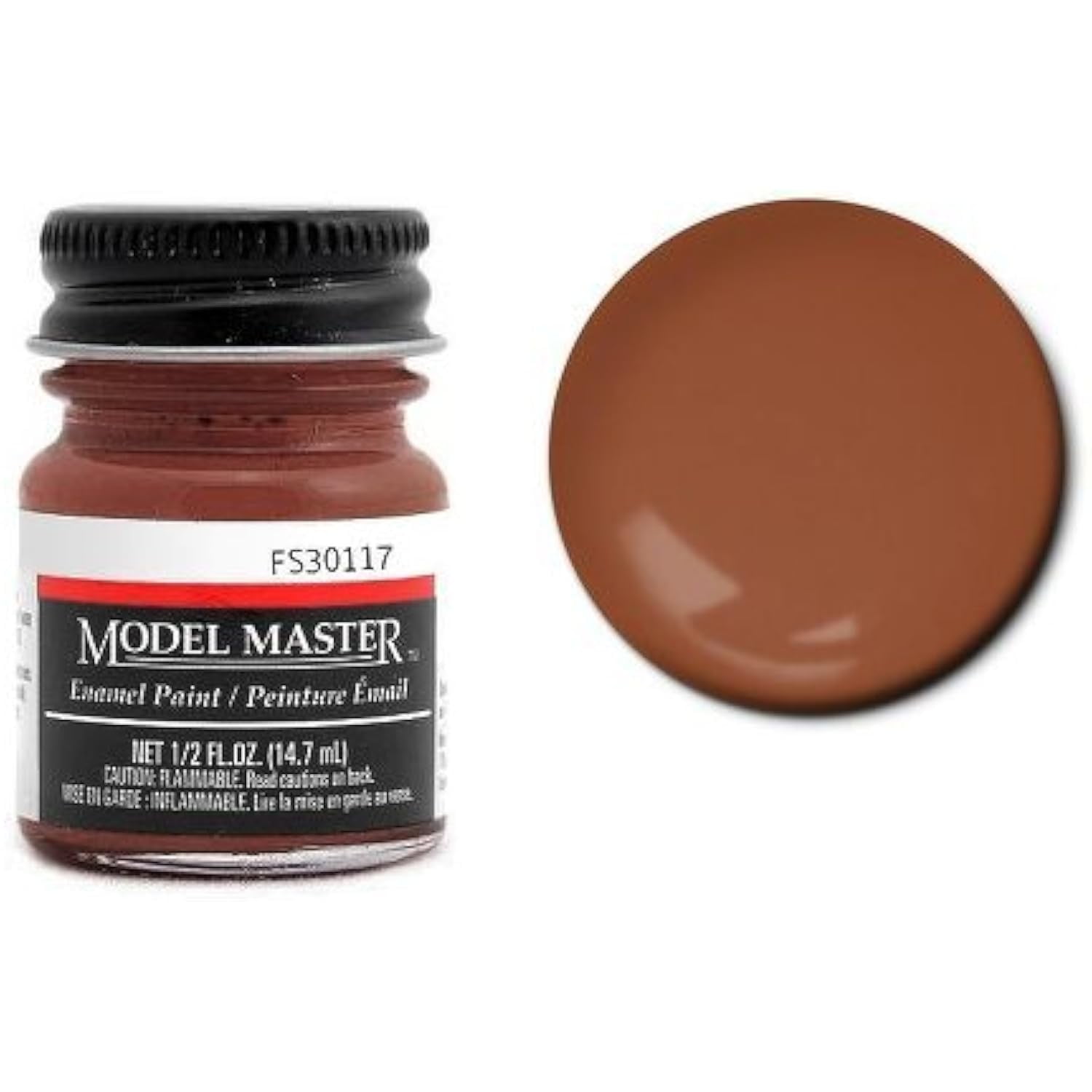 Testor Corp. Military Brown Enamel Paint .5 oz Bottle FS 30117 ...