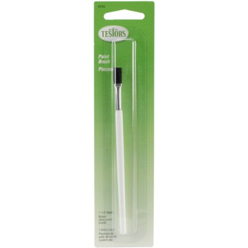 rust-oleum 8705 testors broad tip economy round artist paint brush, 1/4 ...