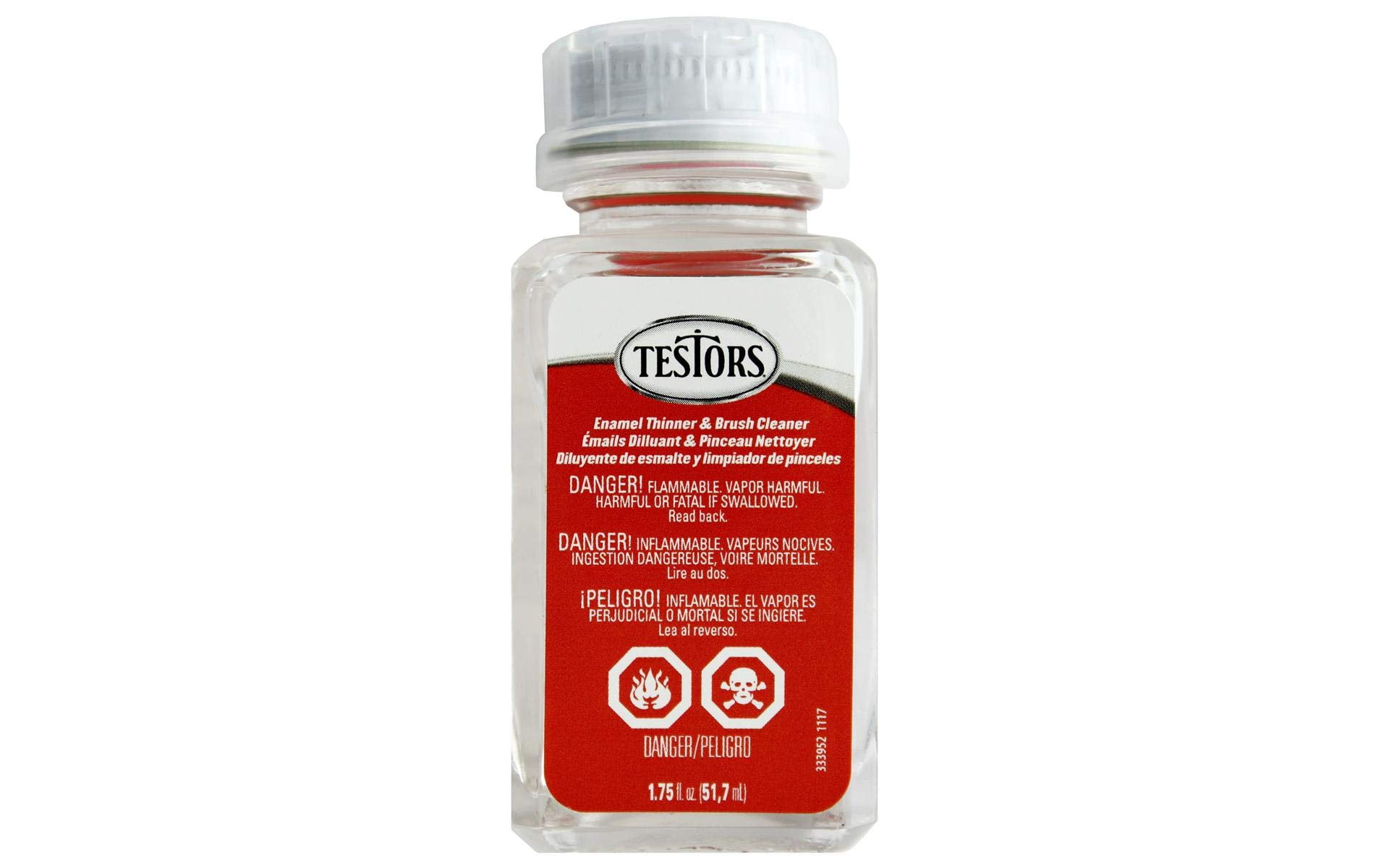 Testors Hobby Enamel Plastic Model Paint, Brush Cleaner 1.75oz ...
