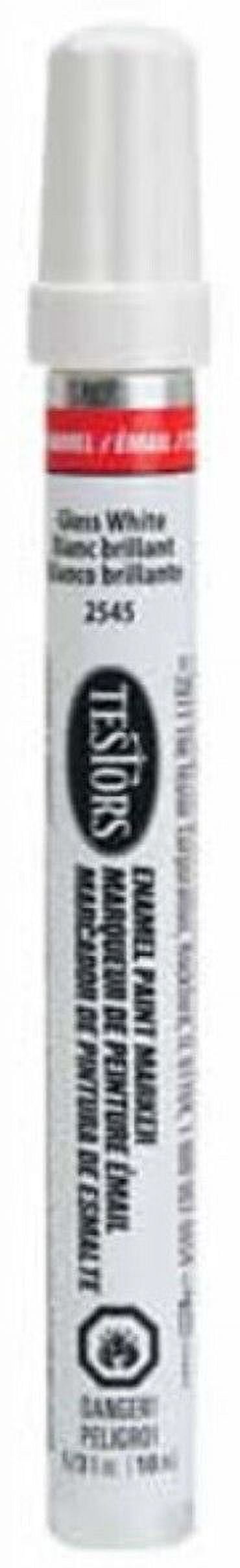 Testors 2545C 1/3 oz White Gloss Enamel Paint Pen Marker - Walmart.com