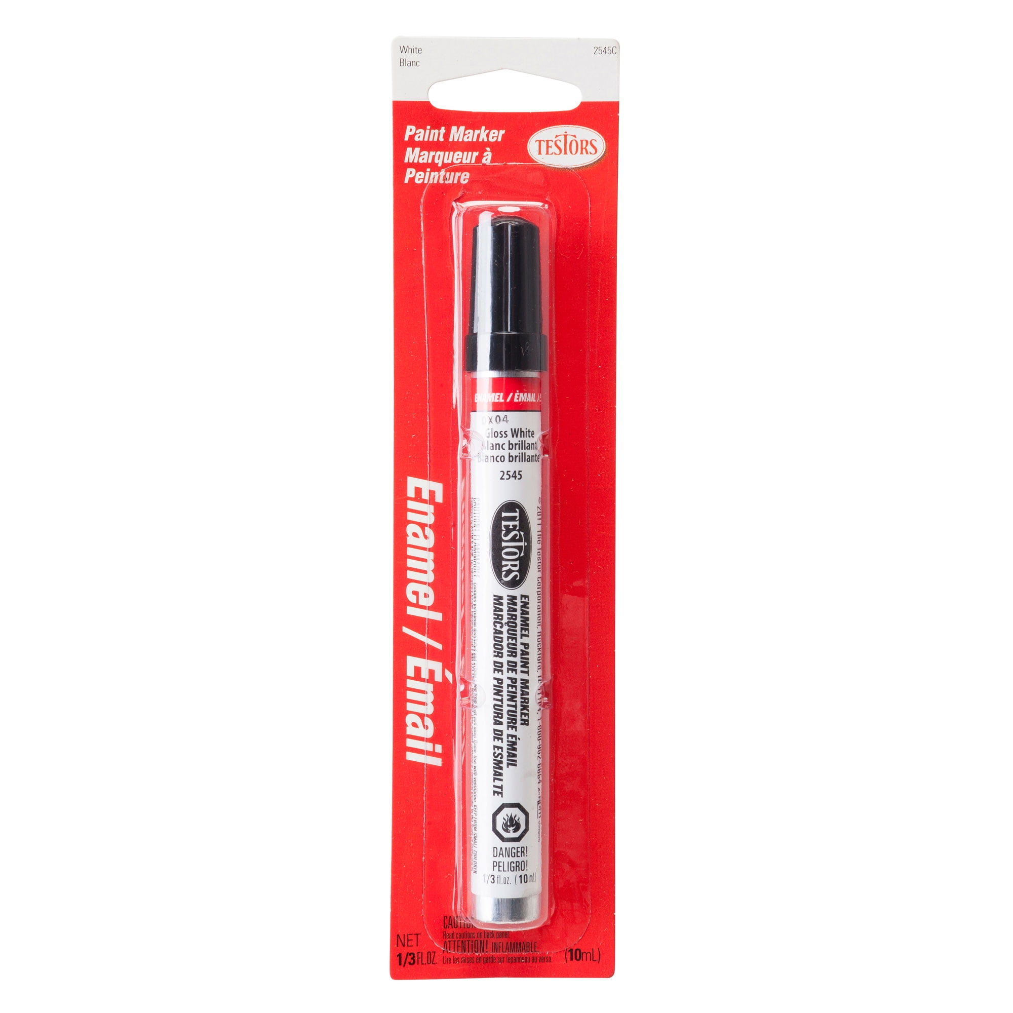 Testors 2545C Enamel Paint Marker Gloss White - Walmart.com