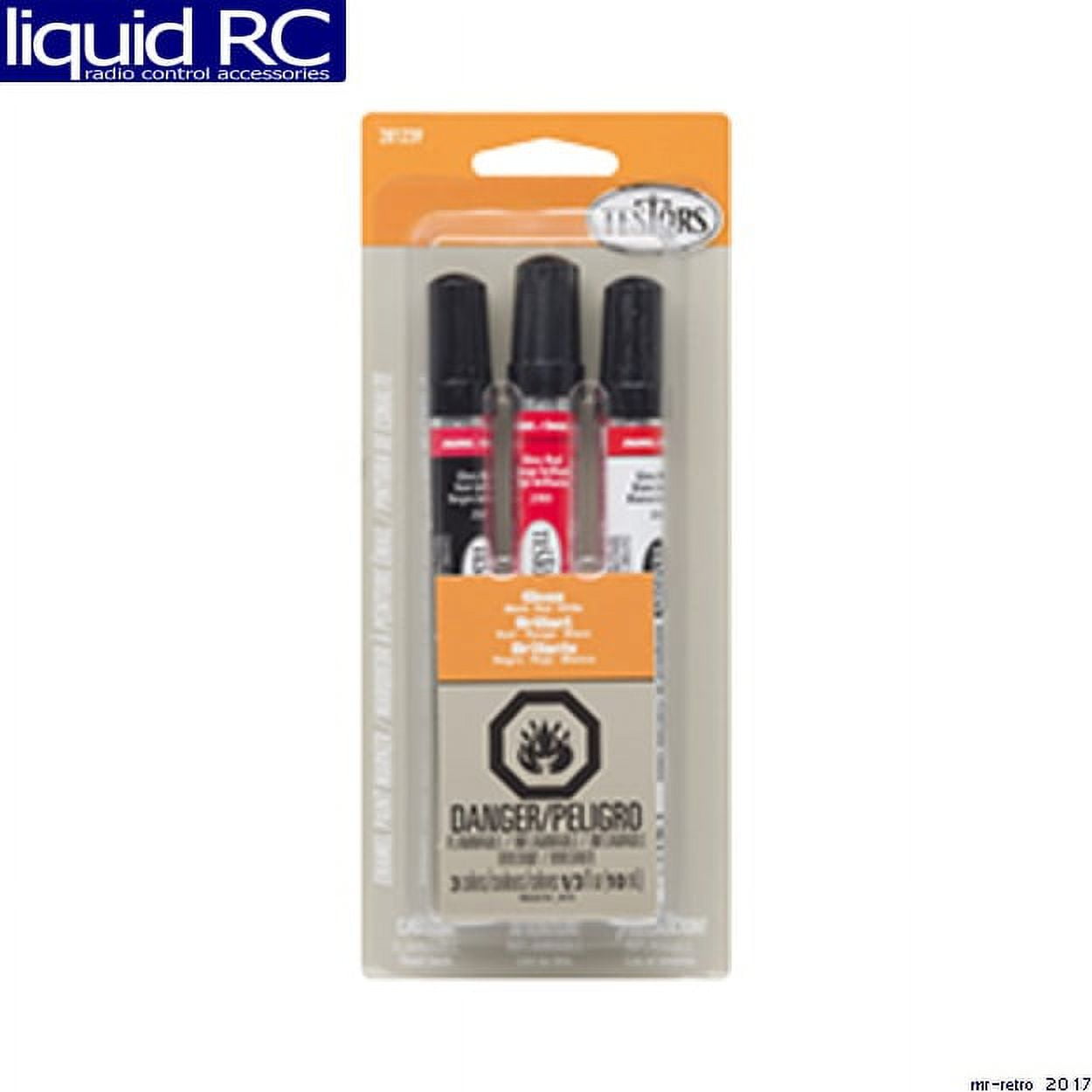 Testors 281239 Testors Marker Paint Black/Red/White - Walmart.com