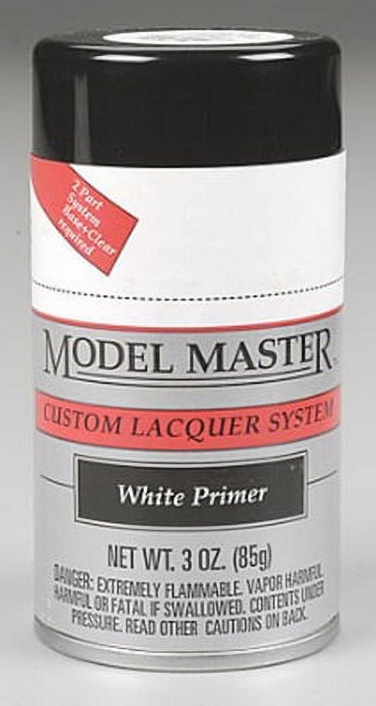 Testors 28138 White Primer Laquer 3oz. Spray Paint Can - Walmart.com