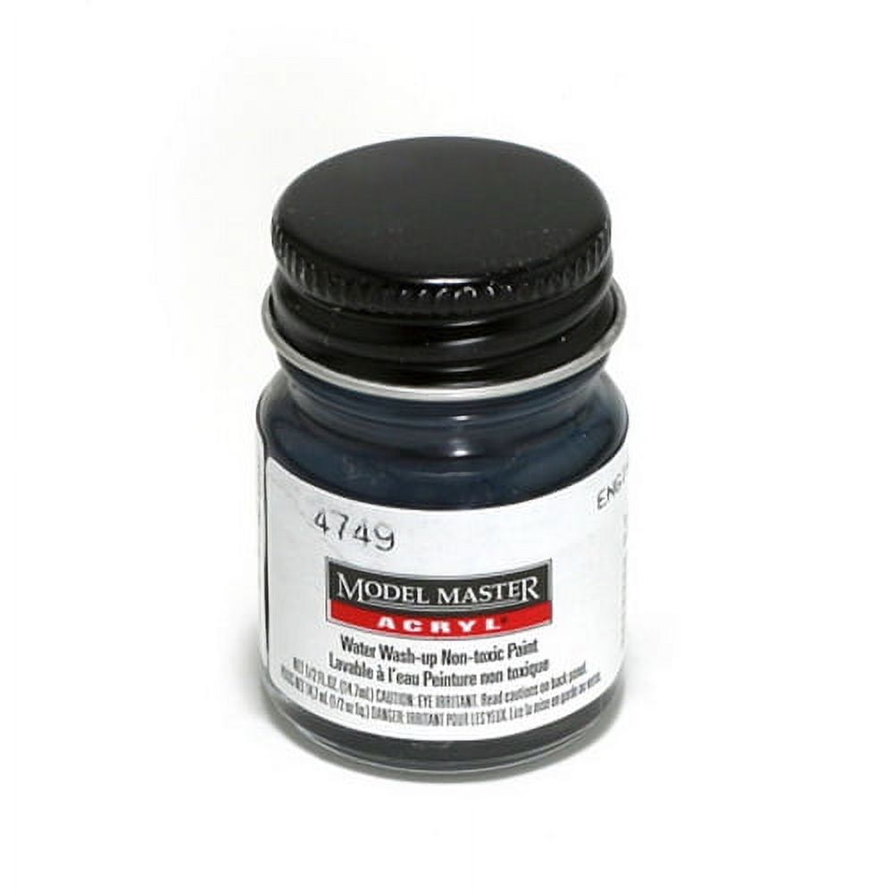 Testors 4749 Engine Gray Flat Model Master Acrylic Paint - 1/2 oz ...