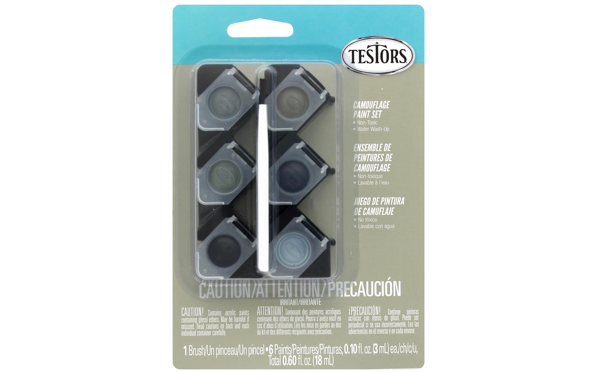Testors Acrylic Paint Set 6pc Camouflage - Walmart.com
