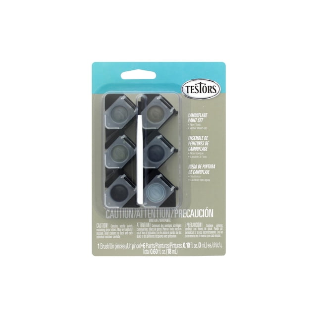 Testors Acrylic Paint Set 6pc Camouflage - Walmart.com