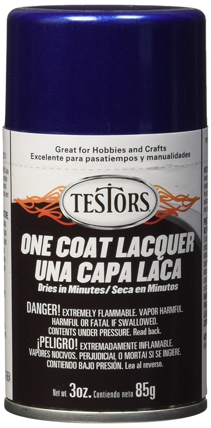 Testors Aerosol Lacquer Paint 3oz-Deja Blue - Walmart.com