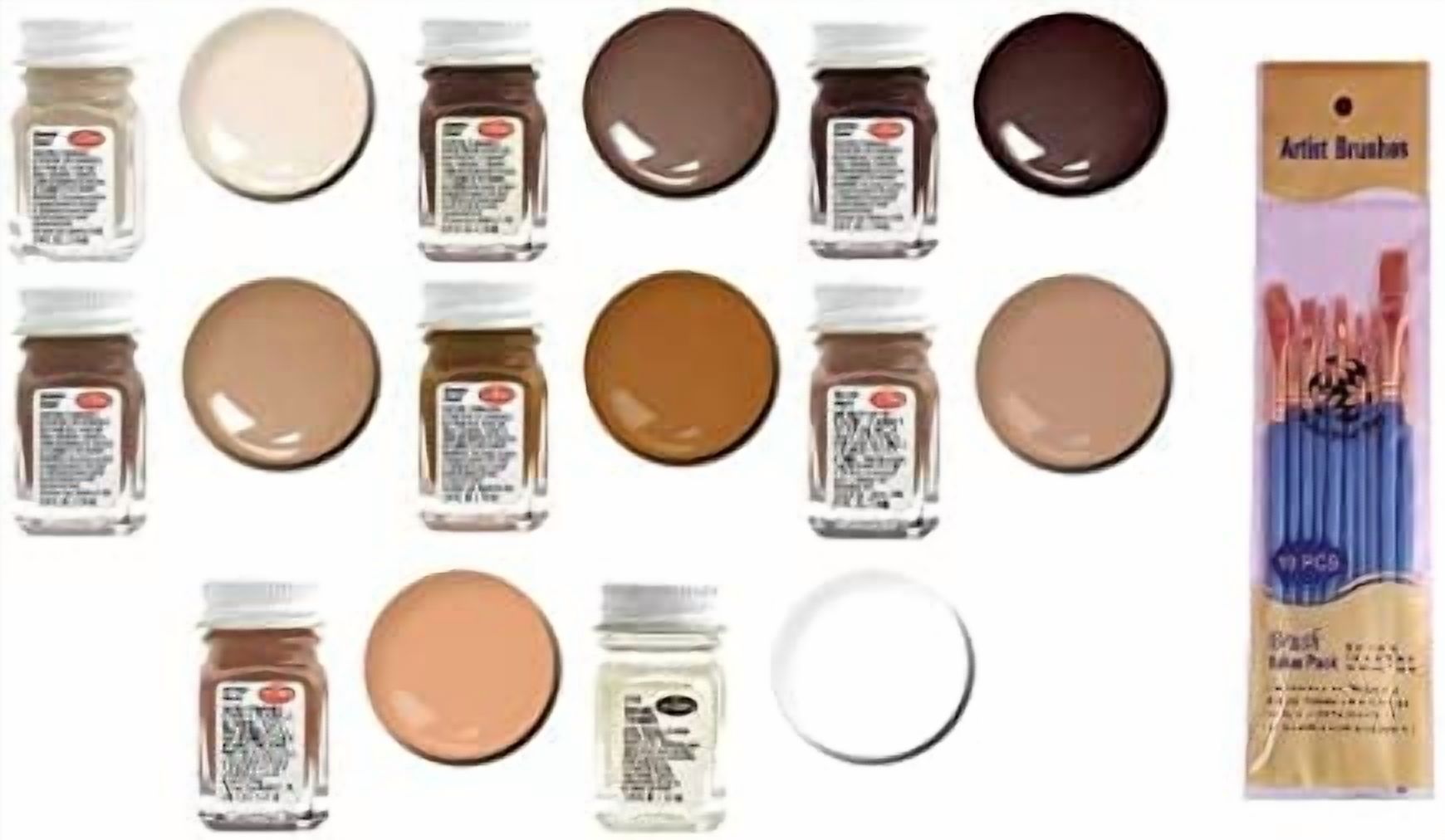 Testors Brown Enamel Paint, Sand Beige, Light Tan, Natural Wood ...