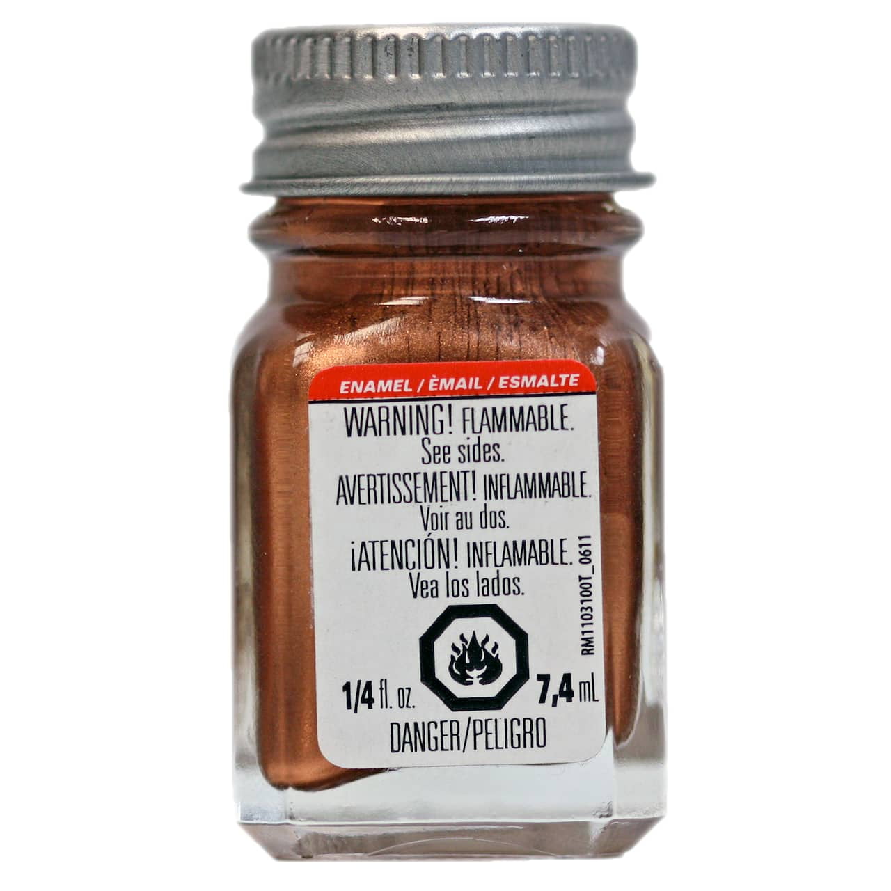 Testors Copper Testors Enamel Plastic Model Paint, 1/4 oz bottle ...