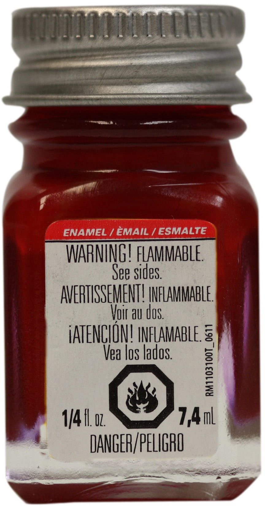 Testors Enamel Paint, Dark Red, .25 oz, Fast-Drying - Walmart.com