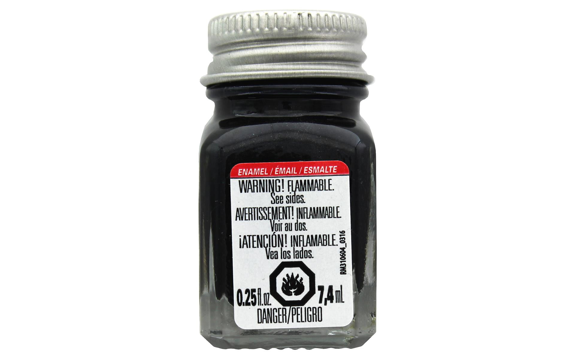 Testors Enamel Paint, Black Metallic - Walmart.com