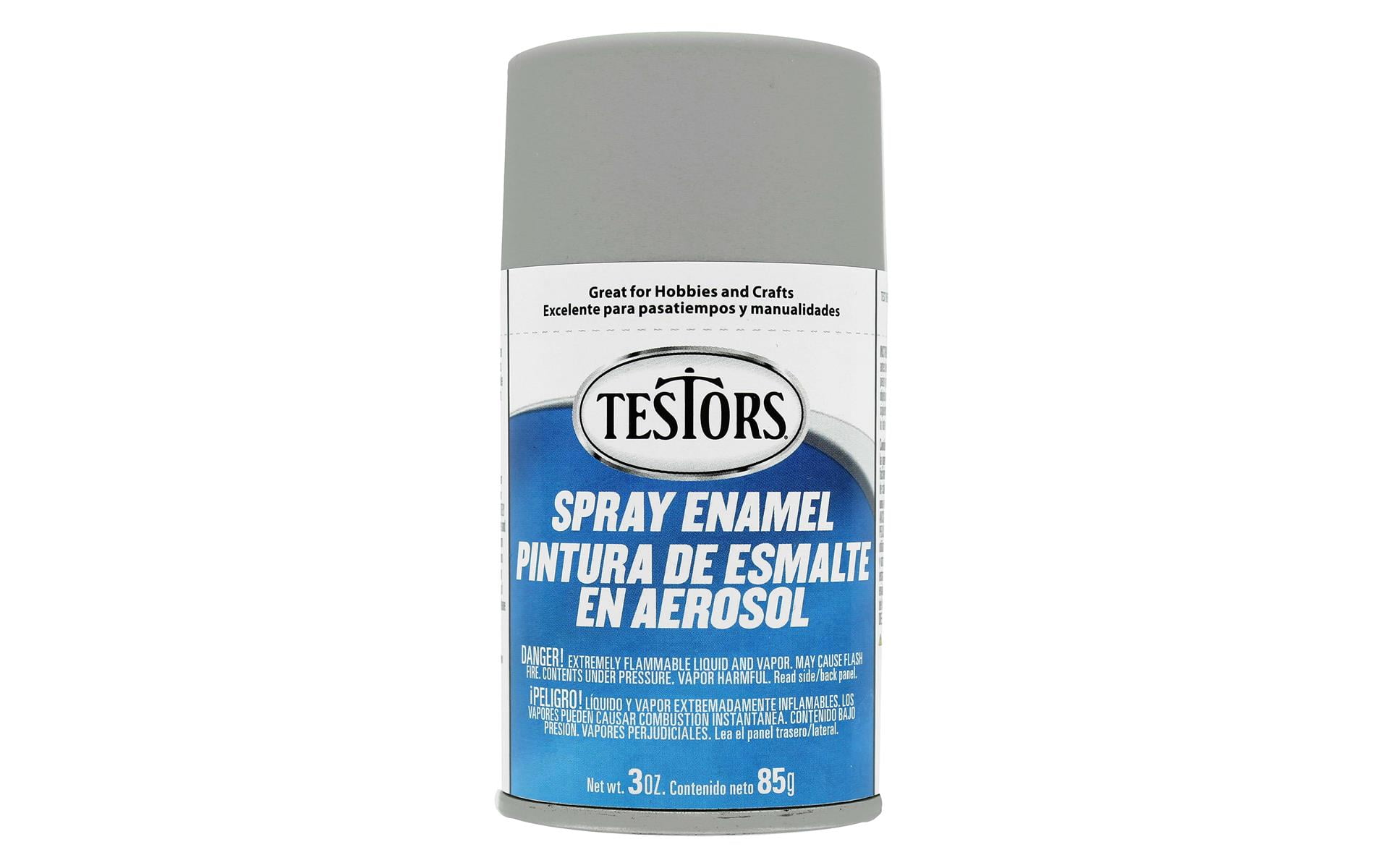 Testors Enamel Spray Paint Flat Dark Aircraft Gray 3oz - Walmart.com