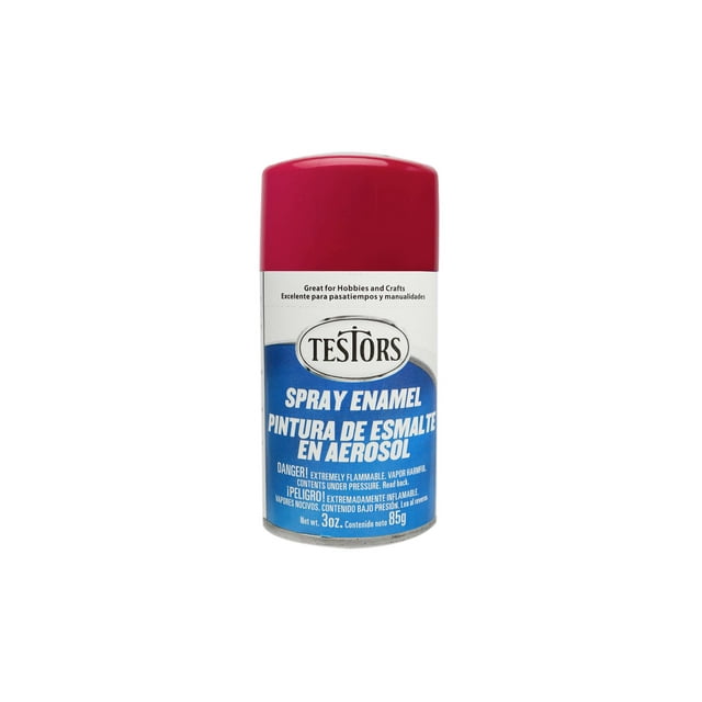 Testors Enamel Spray Paint, Gloss Custom Metal Flake Red, 3oz - Walmart.com