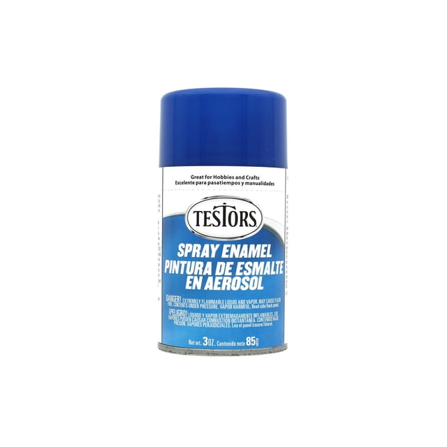 Testors Enamel Spray Paint Gloss Dark Blue 3oz - Walmart.com