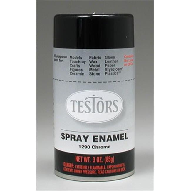 Testors Paints TES1290T Testors Gloss Enamel Spray Paint - Chrome ...