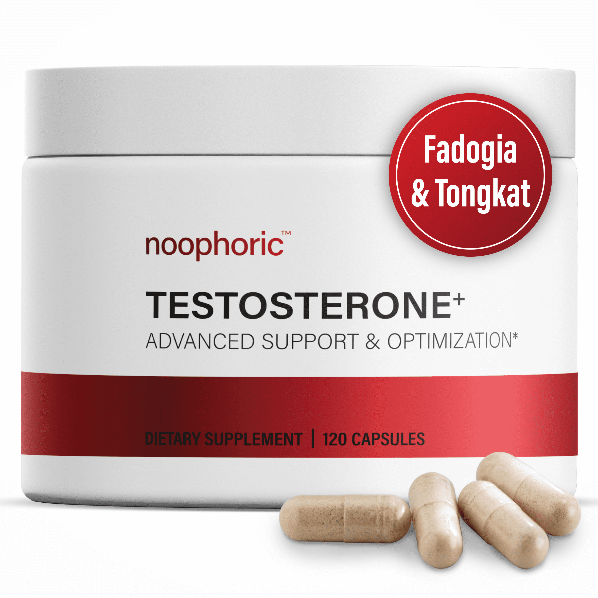 Testosterone Booster Supplement for Men - Fadogia Agrestis, Tongkat Ali ...
