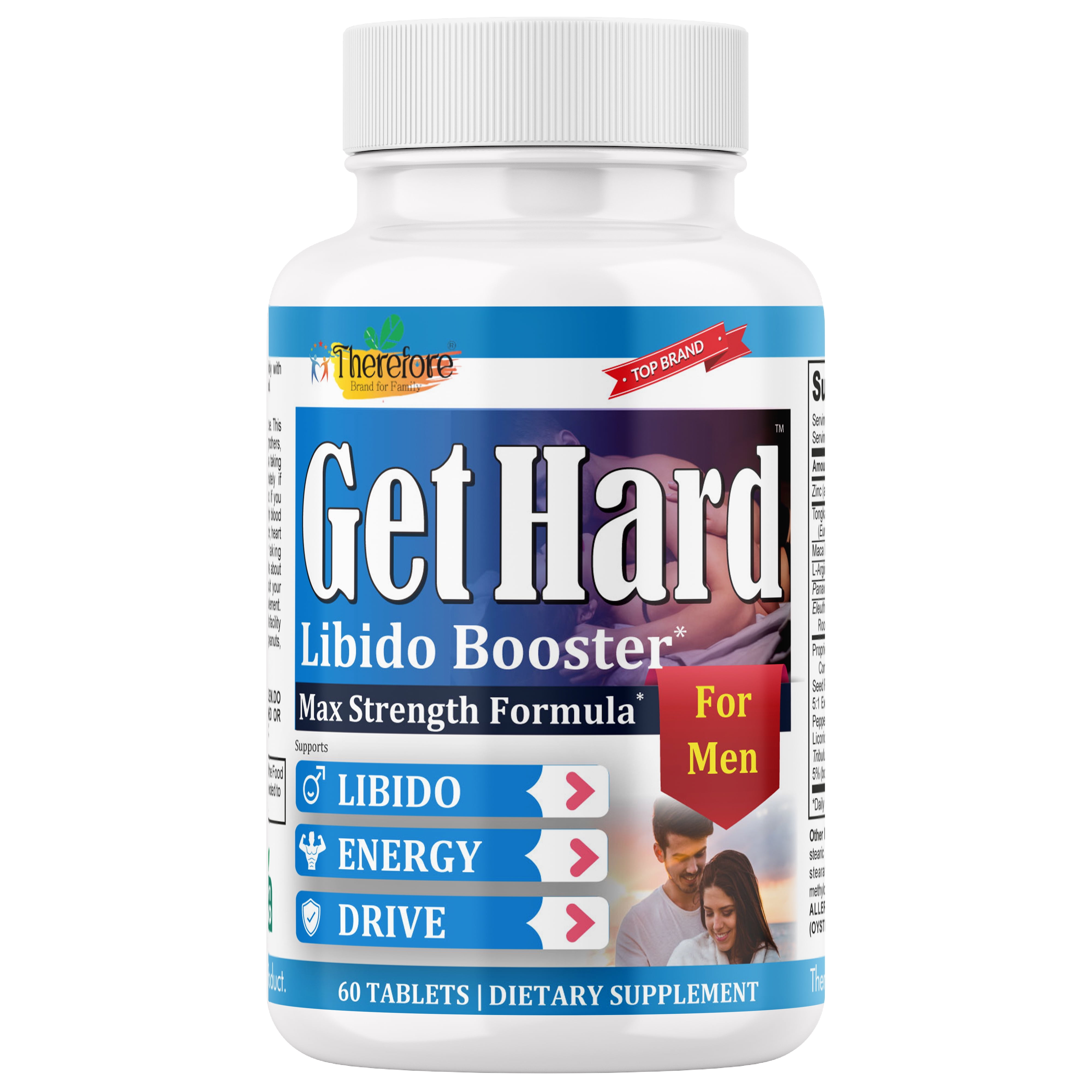 Testosterone Booster For Men Vitamin And Supplement Energy Support 60