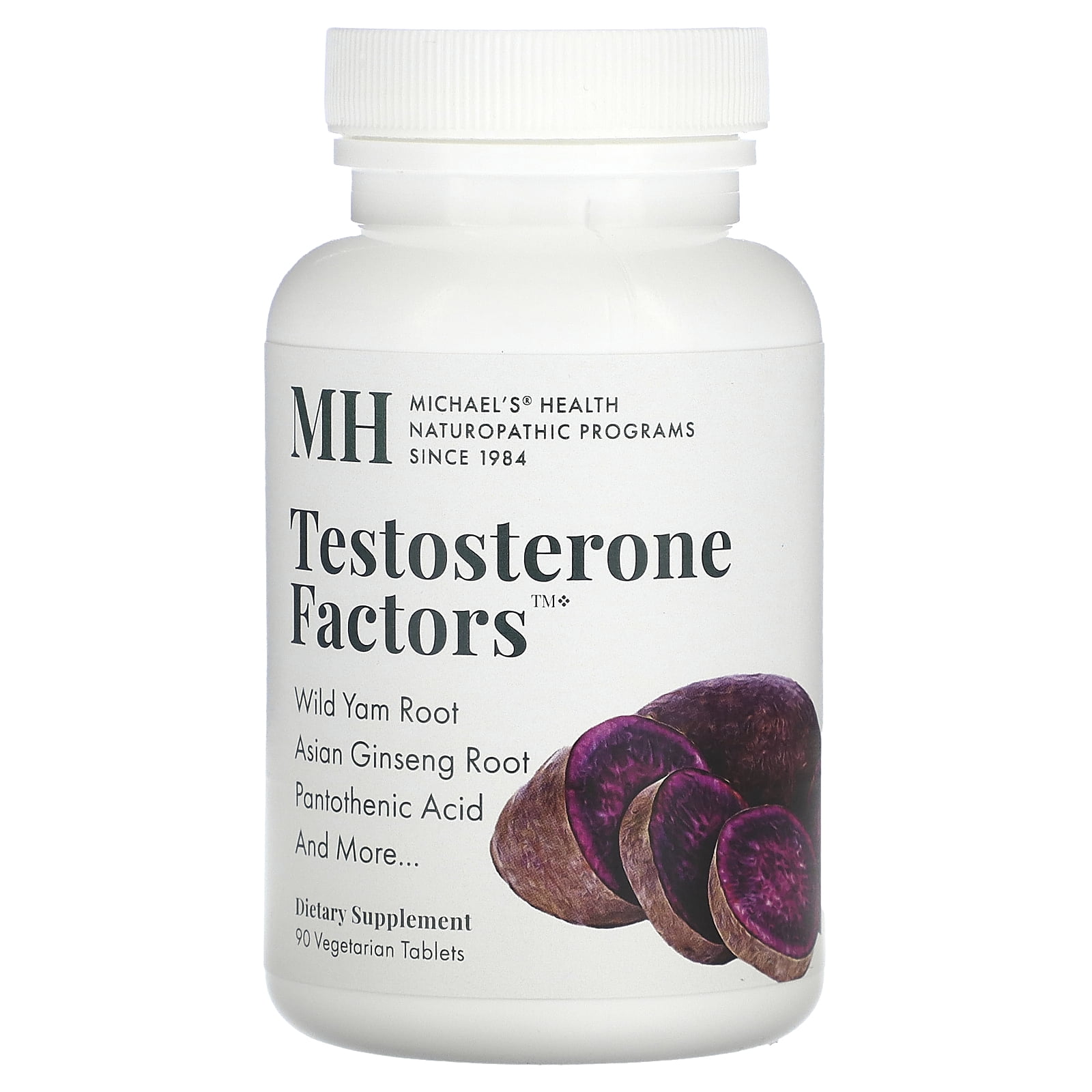 Michael's Naturopathic Testosterone Factors with Arginine, 90 ...