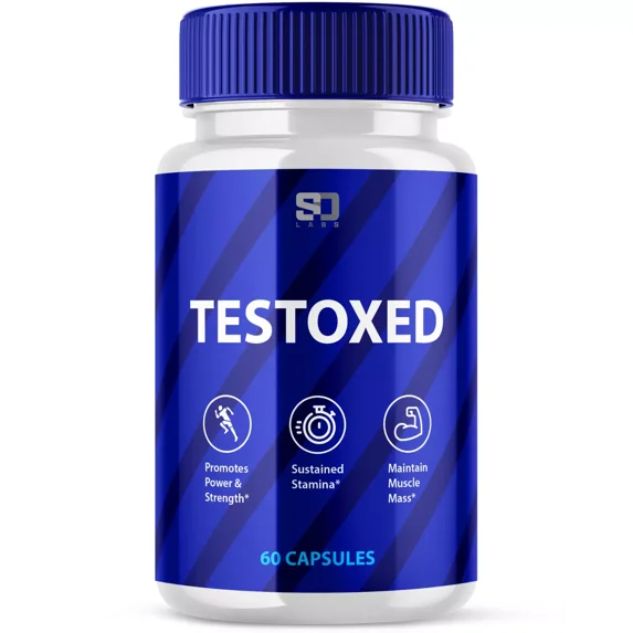 Testoxed Male Vitality Pills - Enhanced Endurance and Muscle Support 60 ...