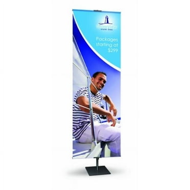 Anley Custom Adjustable X Banner Stand Holder with Travel Bag ...