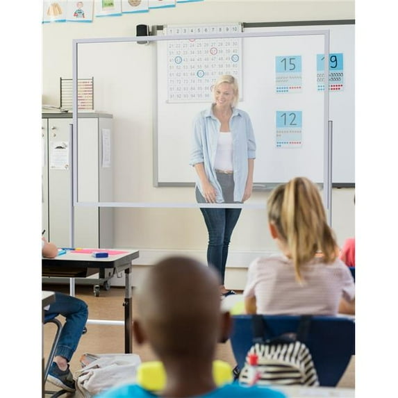 Testrite Visual Products -RTS- ROLLING TEACHER SHIELD 72 x 48 in ...